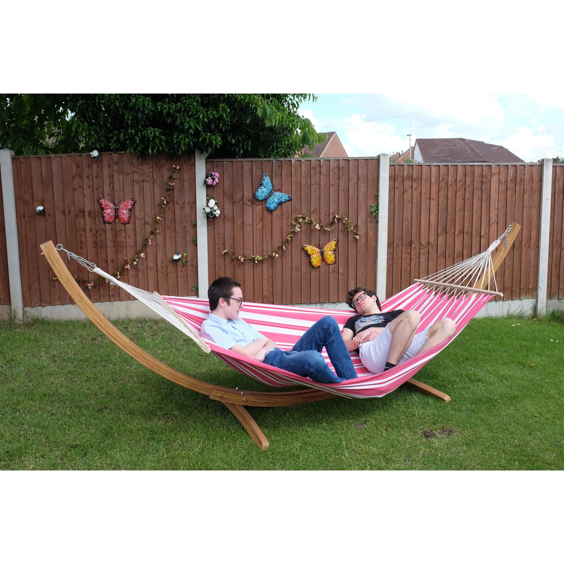 Coral Pink Hammock and Stand Set | Hammocks with stands |Hammock UK ...